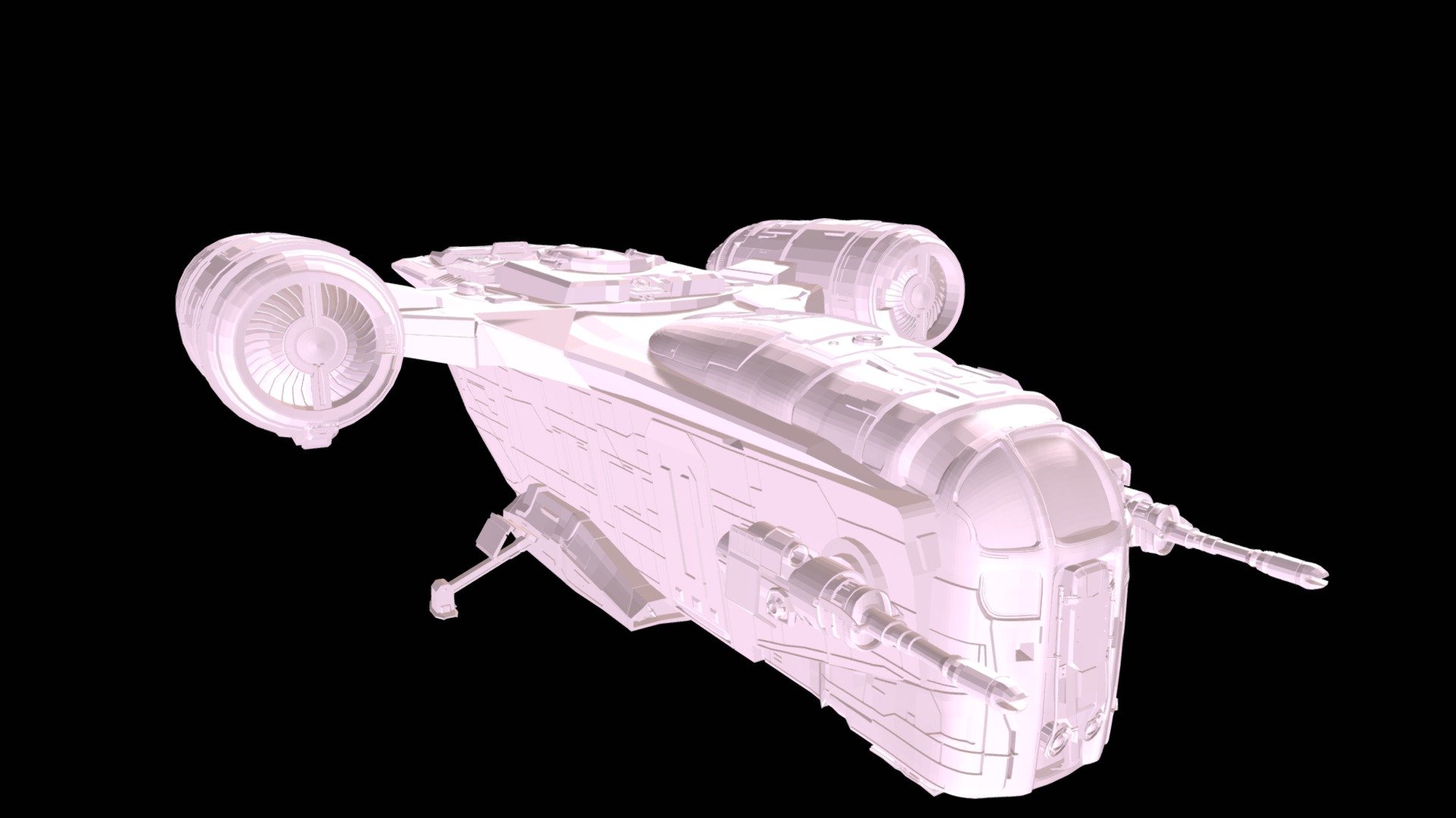 razor crest - 3D model by OclucionSolArt (@Oculcionsol.art) [bc48497 ...