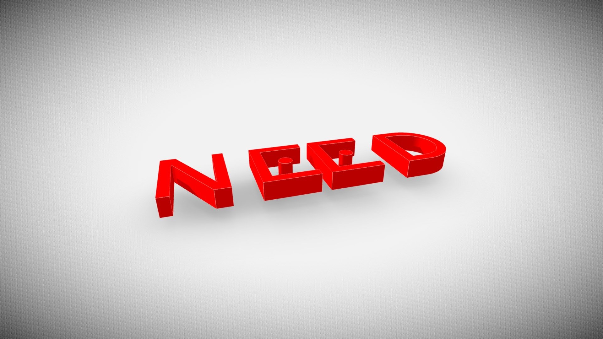 NEED 3D - 3D model by NEED (@brauchst) [bc4ba62] - Sketchfab