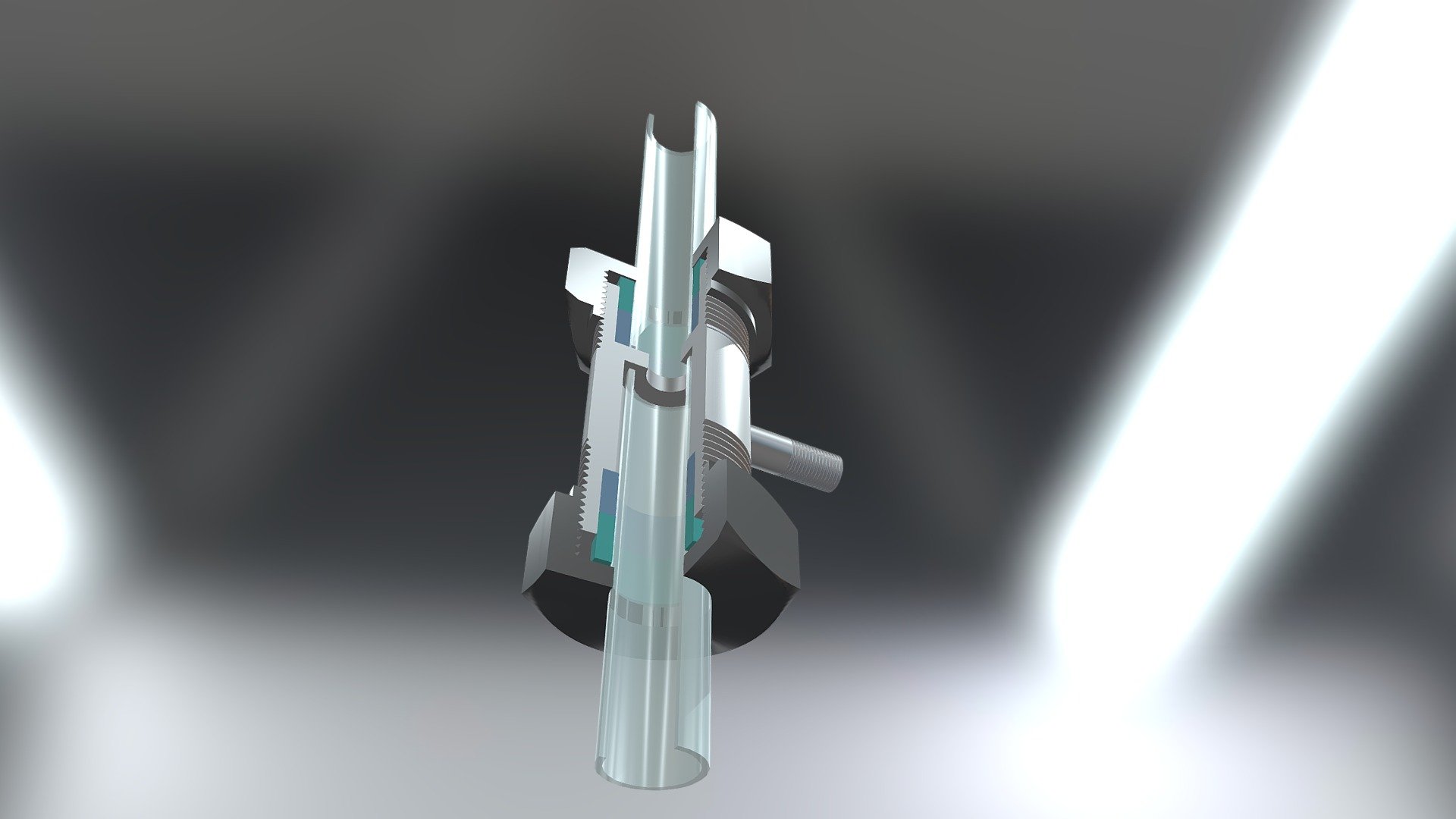 Tubes Connector - 3D model by Continental Trade (@Jawi) [bc4bc7a ...