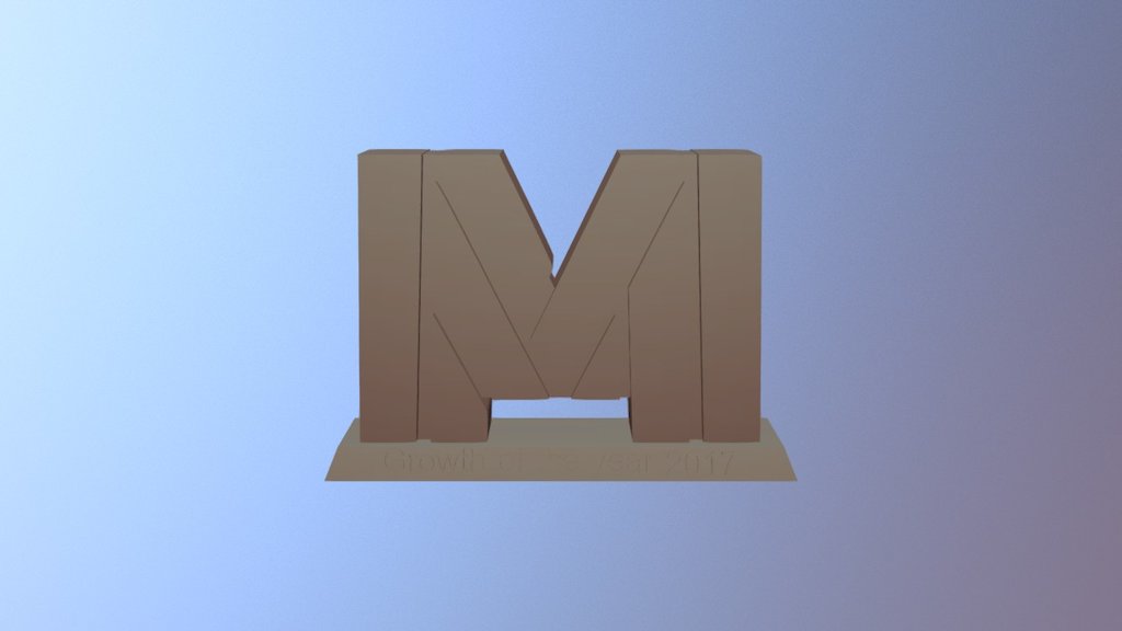M - 3D model by Idėja 3D (@Ideja_3D) [bc4bd8f] - Sketchfab