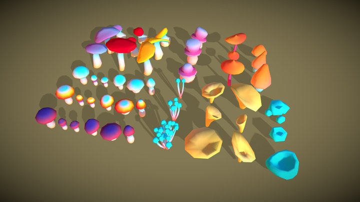 Fungi 3D models - Sketchfab