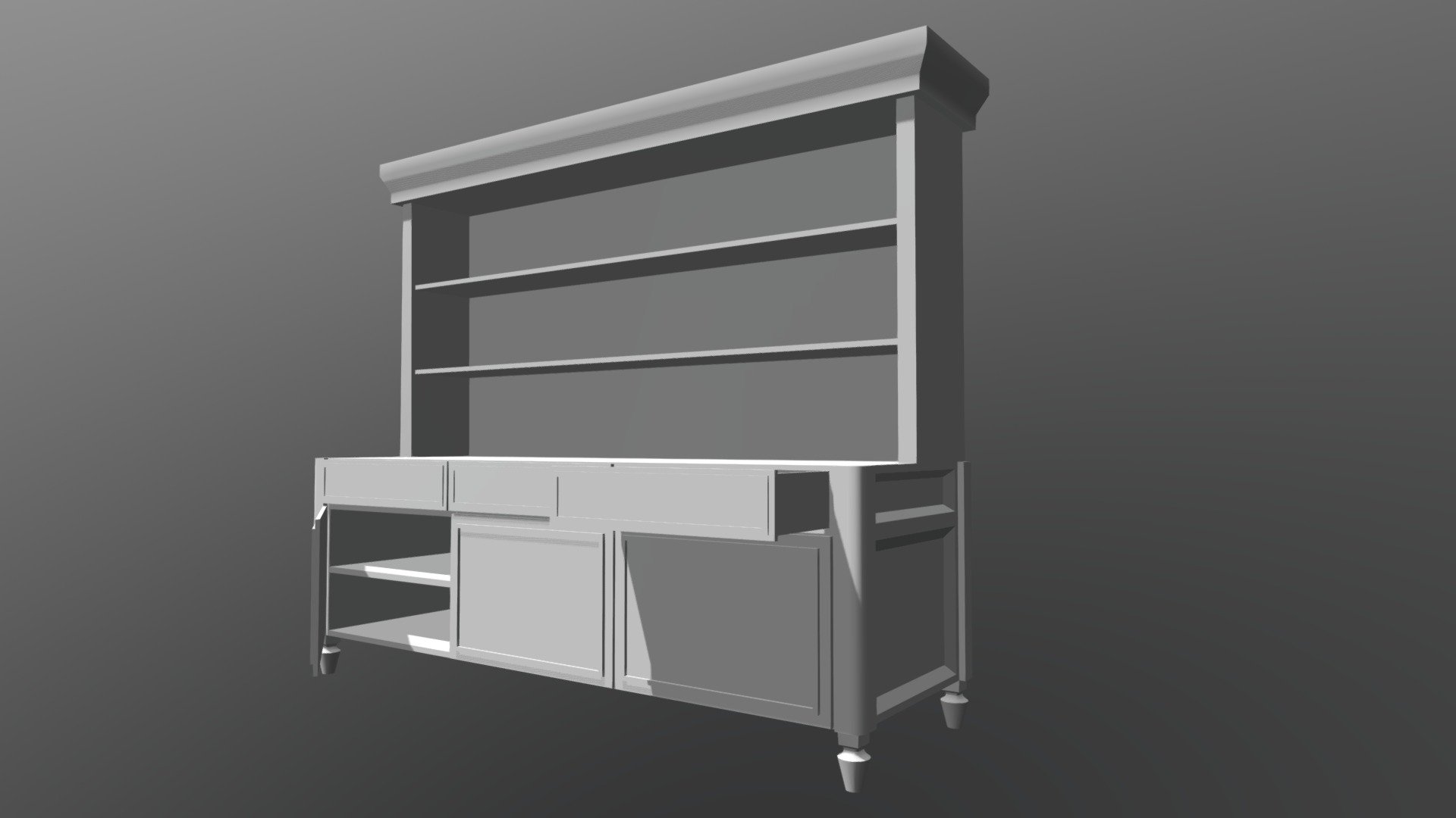 China Cabinet - 3D model by Doug (@bob-chan) [bc4de7d] - Sketchfab