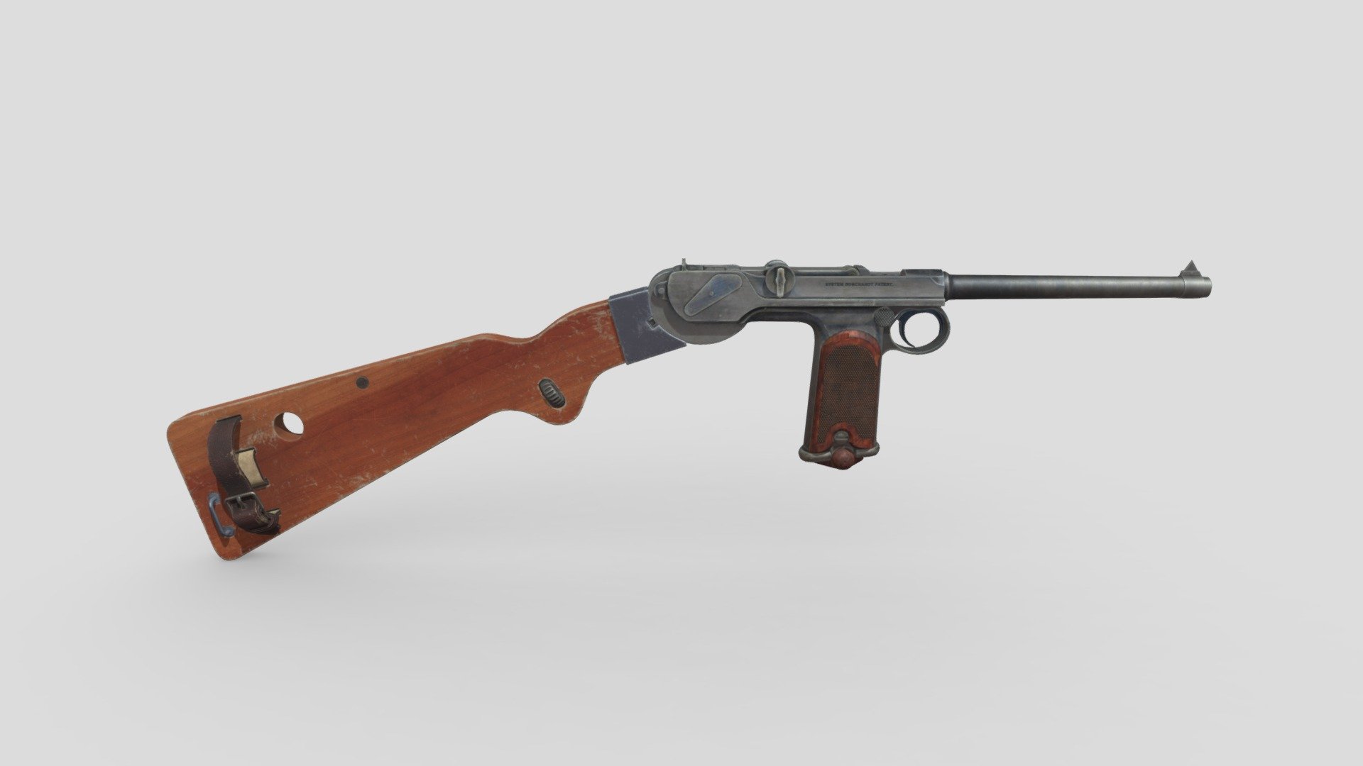 Borchardt C-93 Low Poly - 3D model by Rutas (@Suandoa) [bc4e6bf ...