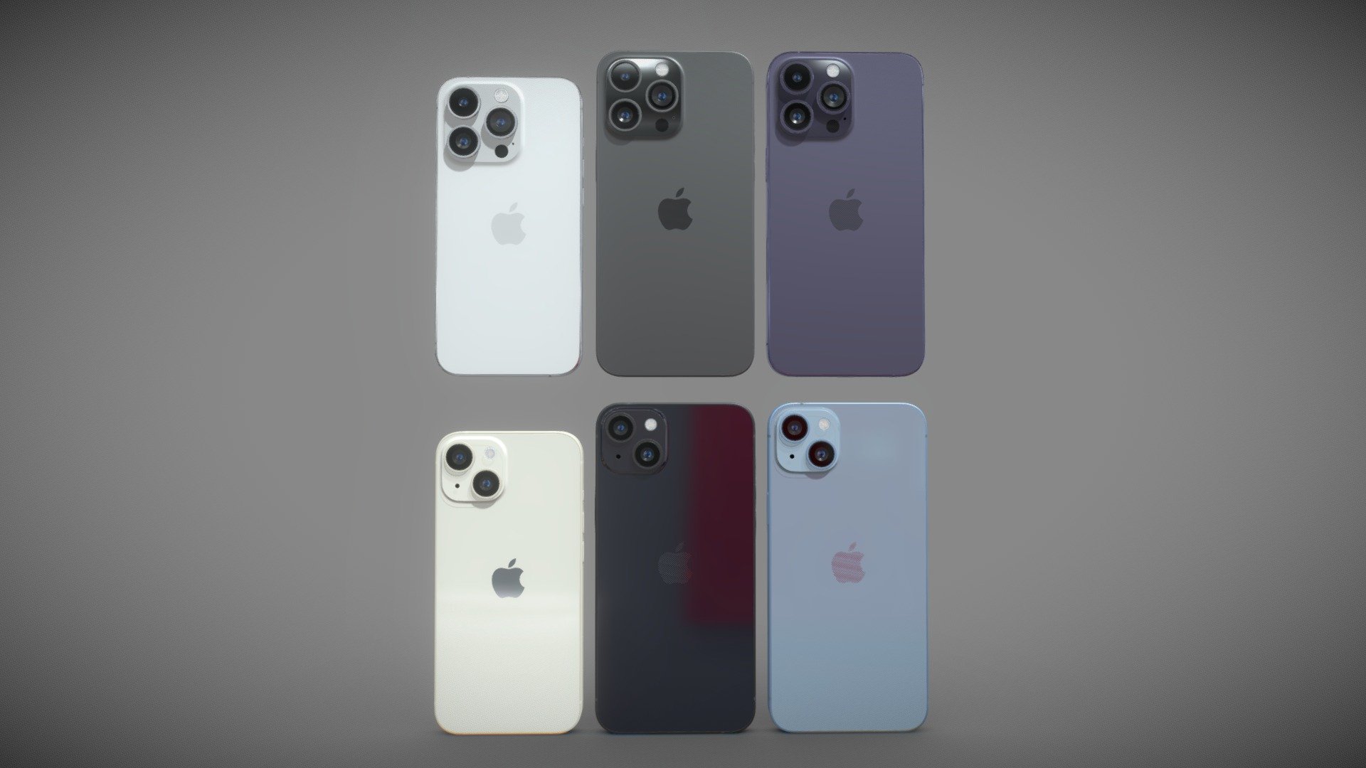 Apple iPhone 14 Collection - Buy Royalty Free 3D model by madMIX ...