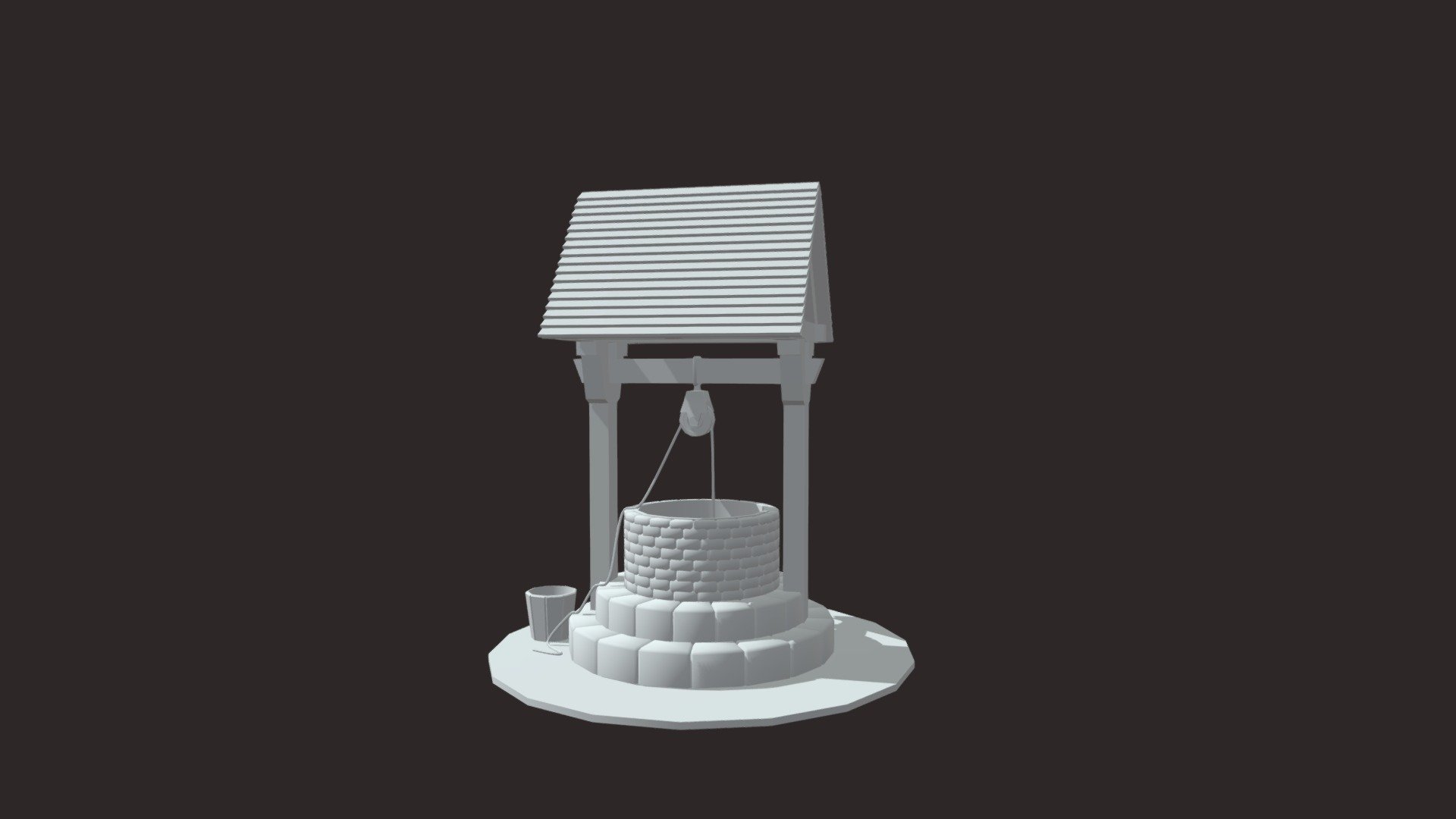 Well - 3D model by CyanFerret [bc4fa07] - Sketchfab