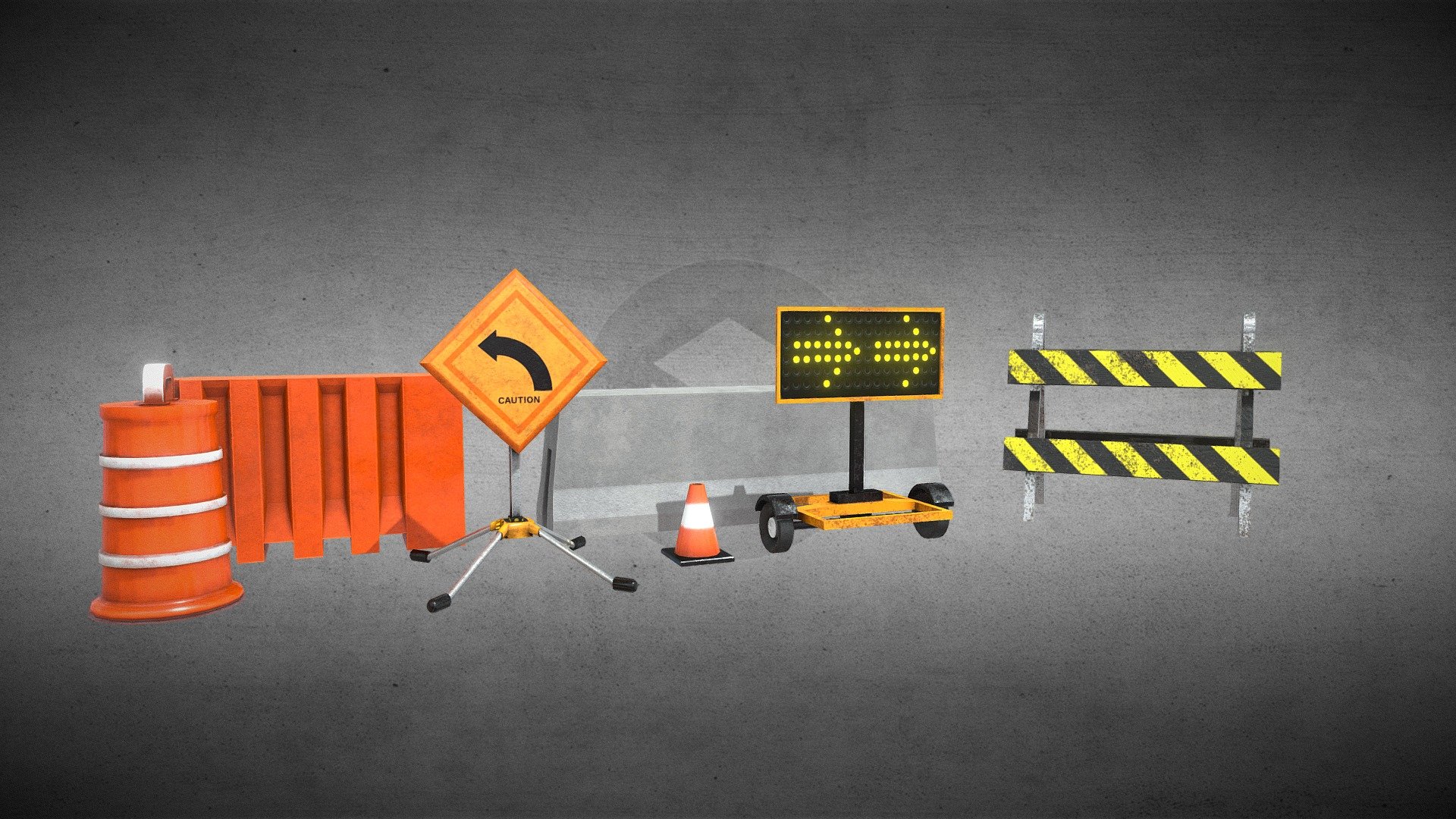 Construction Assets FREE - Download Free 3D model by Ethica [bc52874 ...