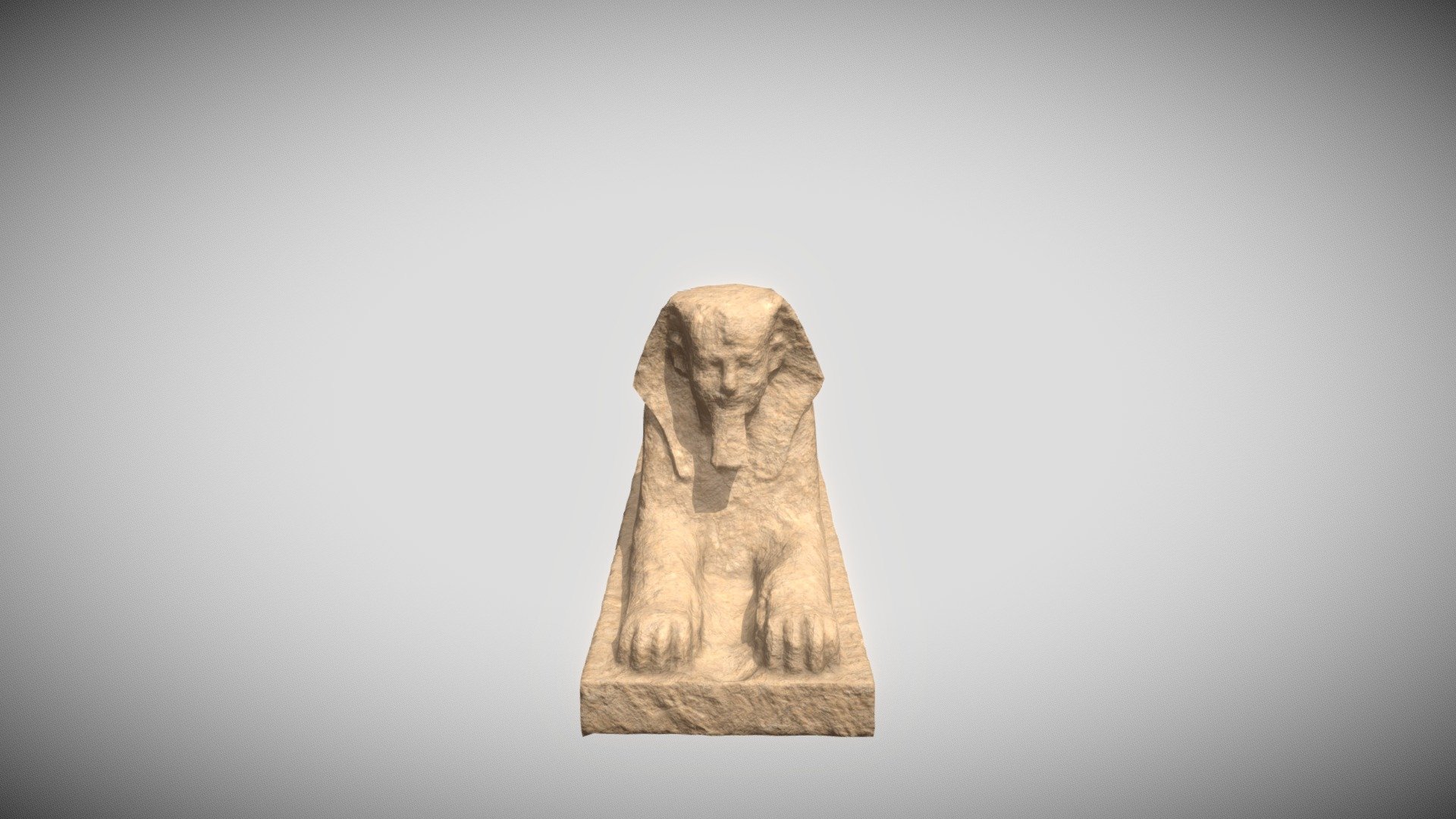Sphinx Statue - 3D model by Vuk Zrnic (@VukZrnic) [bc53445] - Sketchfab