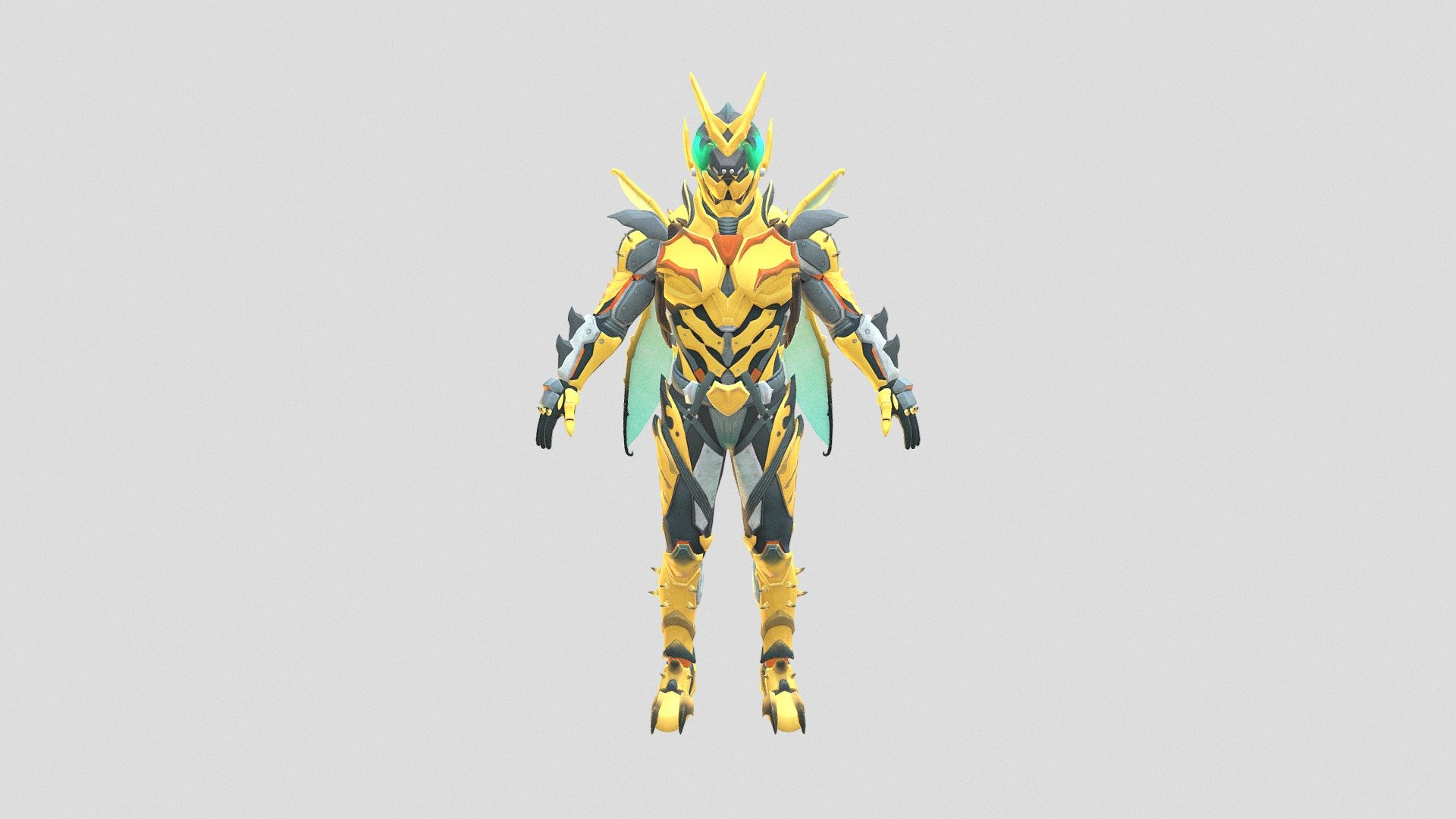Masked Wasp Set PUBG/BGMI - 3D model by YT-XTREMENINJA (@dograanurag786 ...