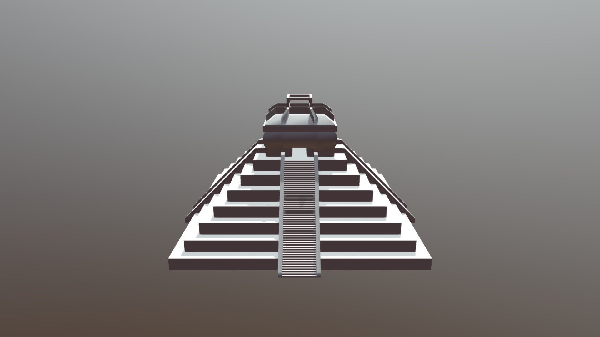Mayan Pyramid - 3D model by l0r1n [bc57aa4] - Sketchfab