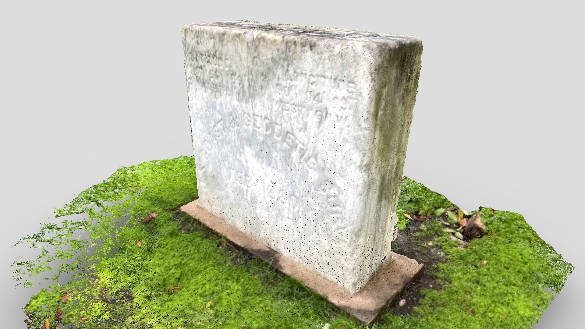 Survey Stone - 3D model by EveryPoint [bc59203] - Sketchfab