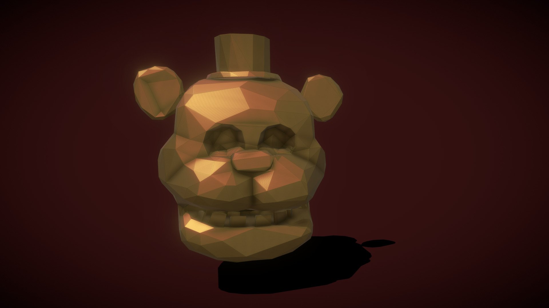 freddy head - Download Free 3D model by NullZebra [bc5a043] - Sketchfab