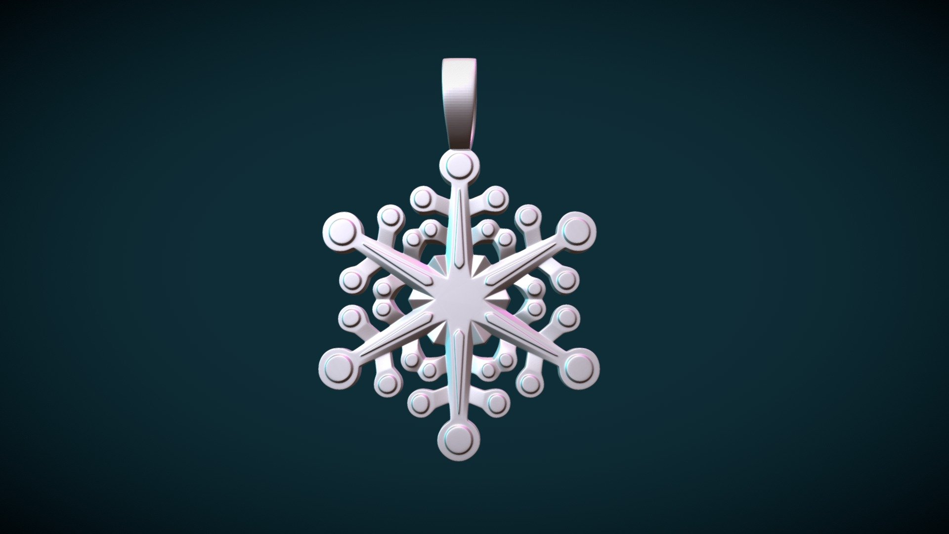 Snow Flake - 3D model by Skazok [bc5abea] - Sketchfab