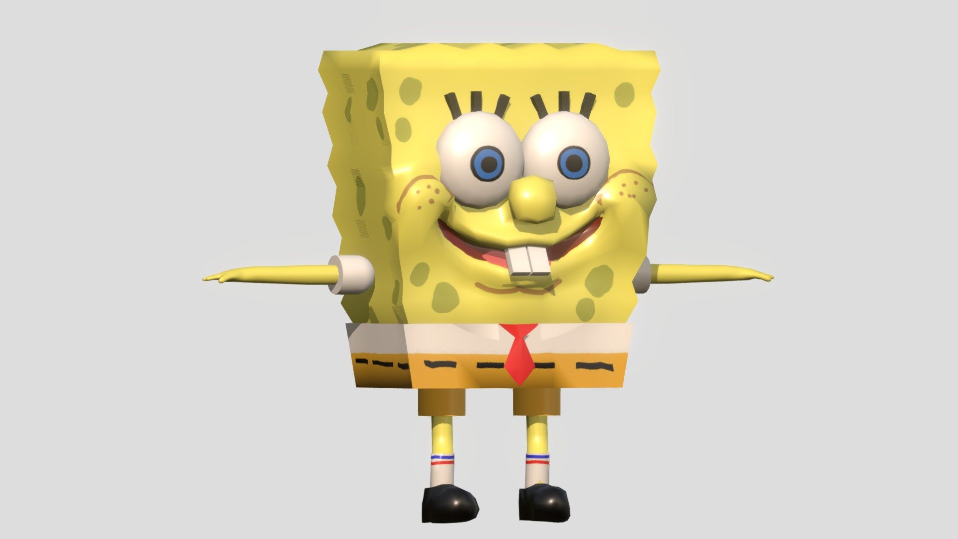 Sponge_Bob_ Square_Pants - 3D model by 啾啾學三滴 JoJo_3D_Class (@JoJo_3D ...