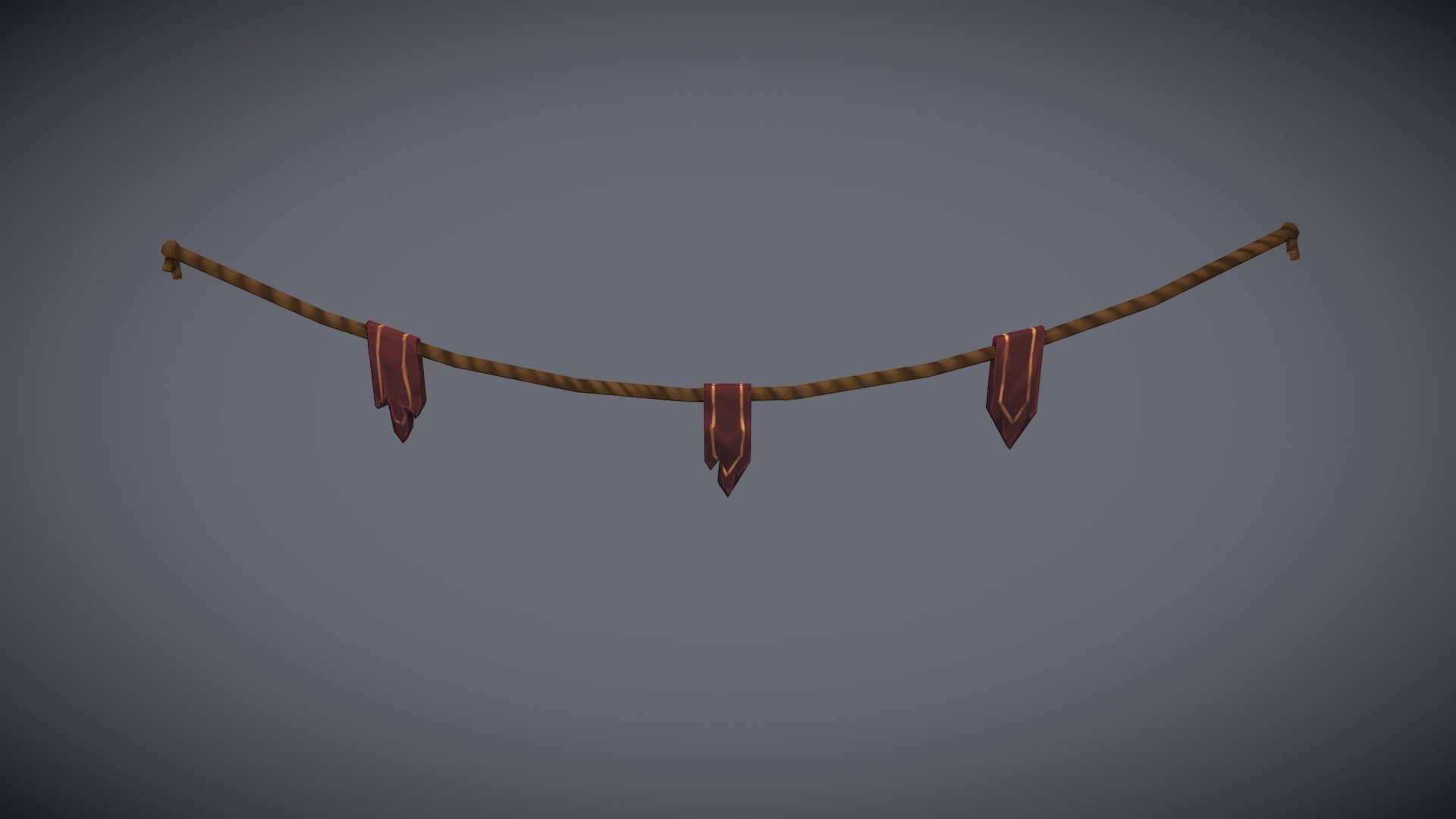 Flag Line - 3D model by anoukdebruyne [bc5b009] - Sketchfab