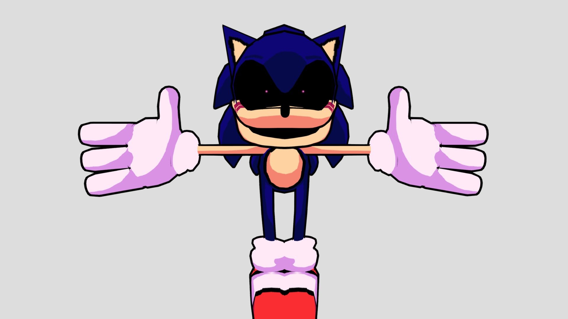Sonic.exe from fnf - Download Free 3D model by DAR 88 (@DAR88) [bc5eb1d ...
