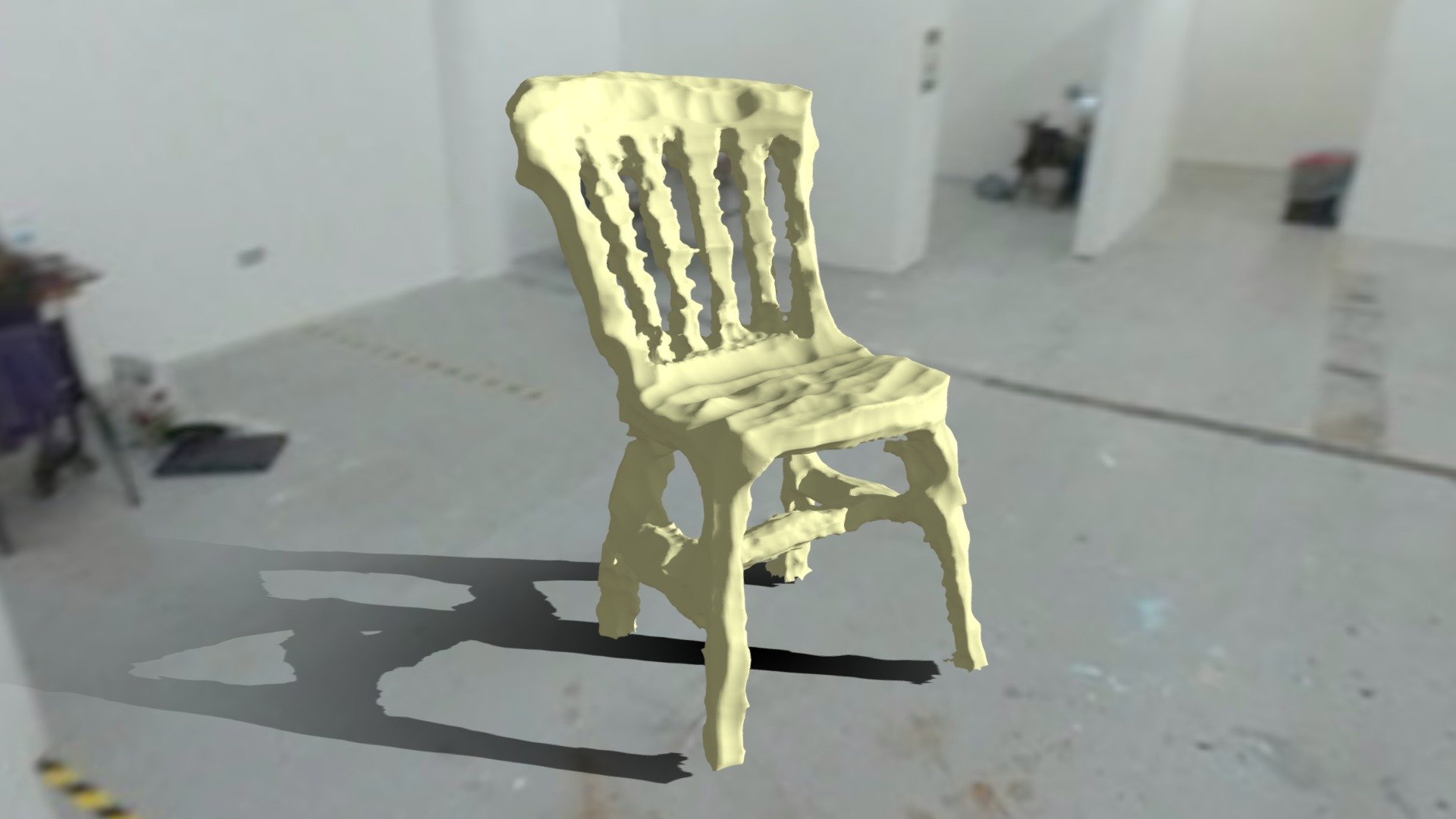 Virtually Carved Chair - 3D model by Hyperdust [bc5f218] - Sketchfab