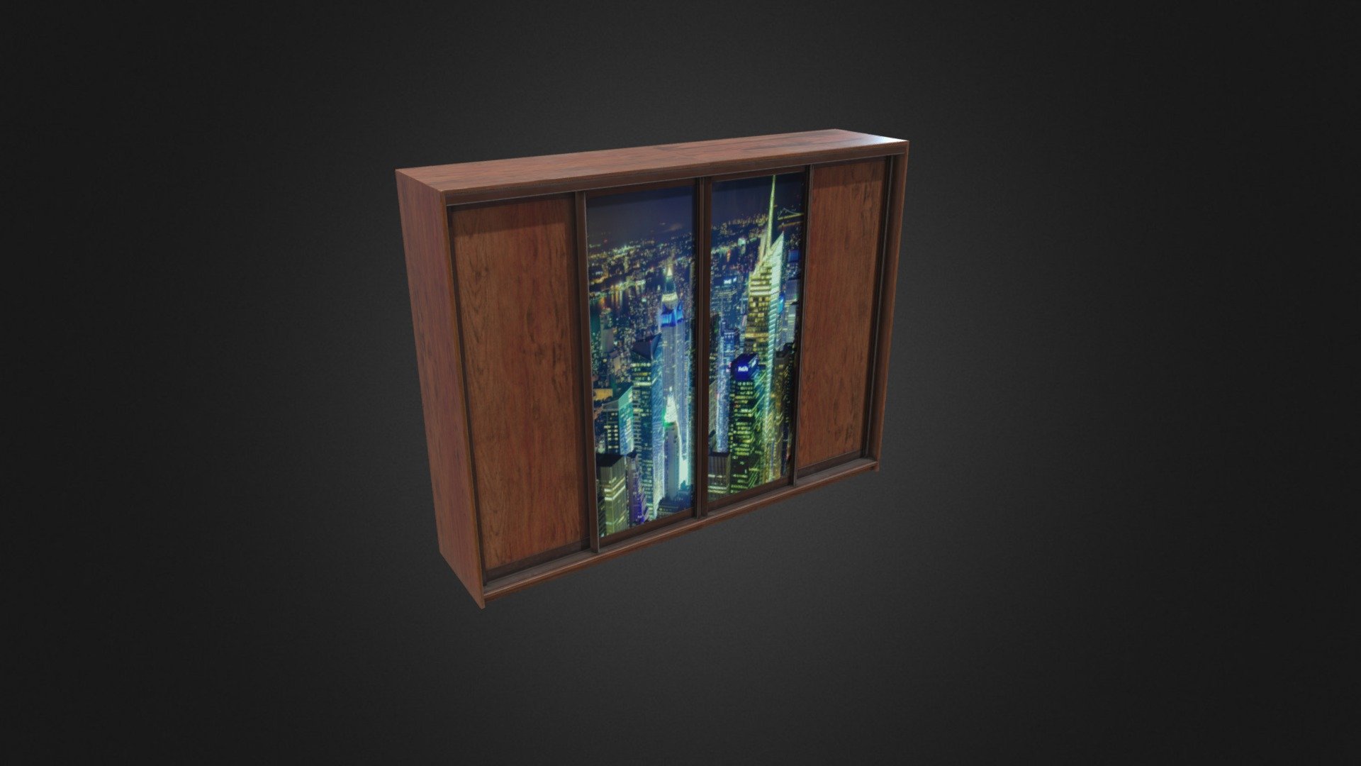Wardrobe (sliding) - Download Free 3D model by SlagPerch 3D ...