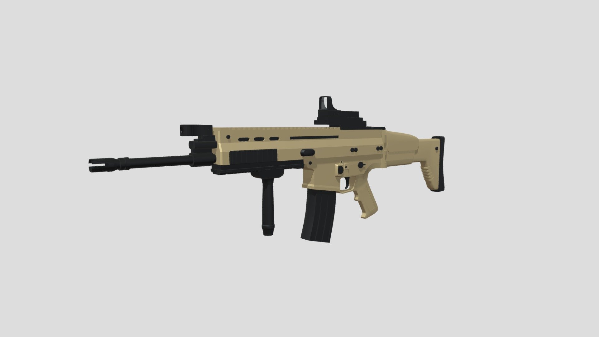 FN SCAR - 3D model by ShotaB [bc60c56] - Sketchfab