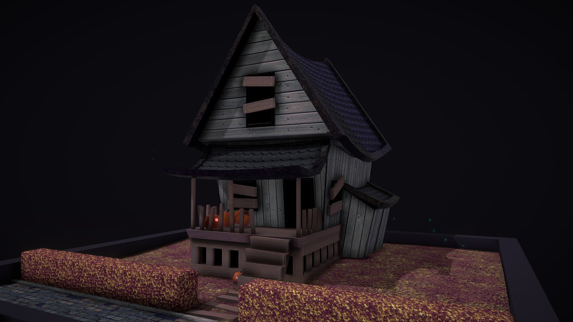 Spooky House - Download Free 3D model by Whatevermate (@Okdude ...