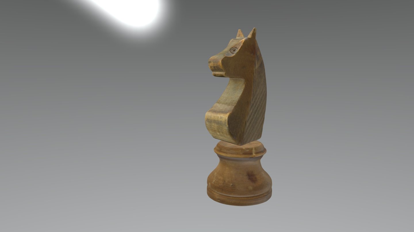 Wooden Knight (chess) - 3D model by triiangleh [bc6506d] - Sketchfab