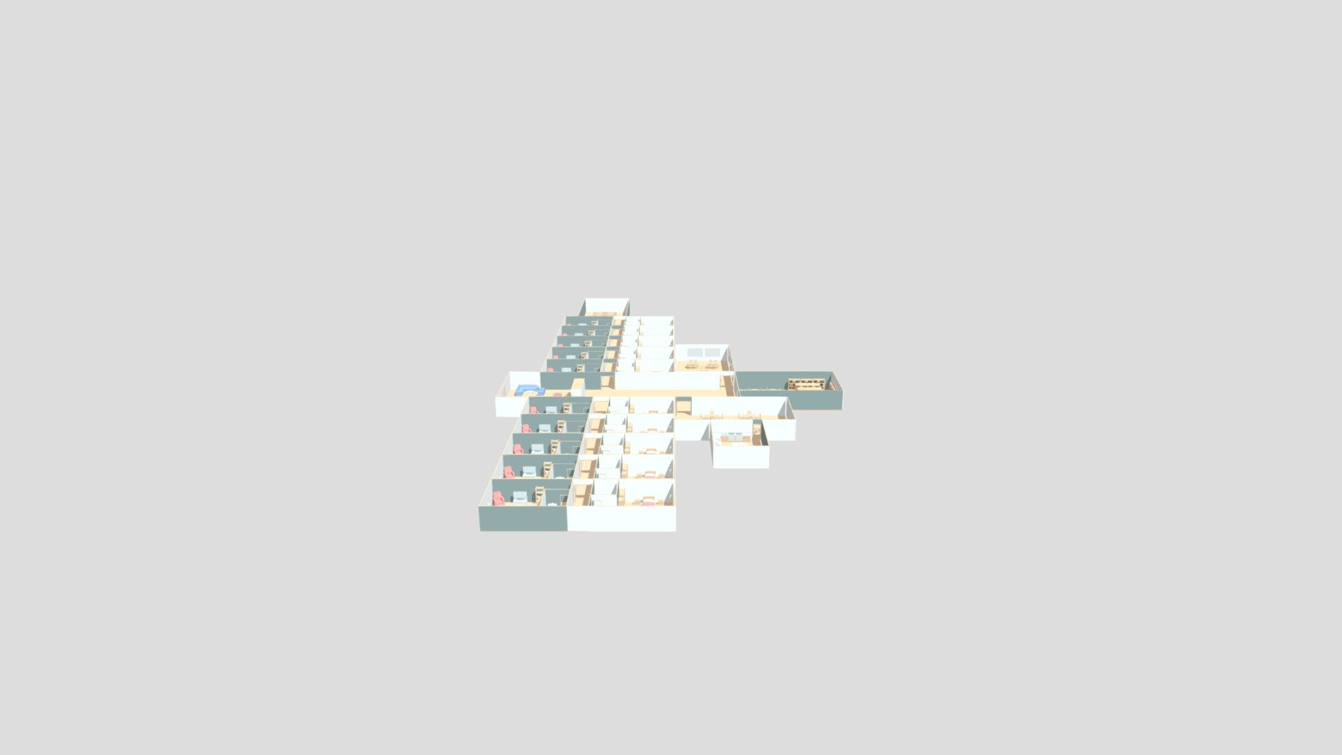The Mirai Project Long-Term Care Home Model - 3D model by InspireTech ...