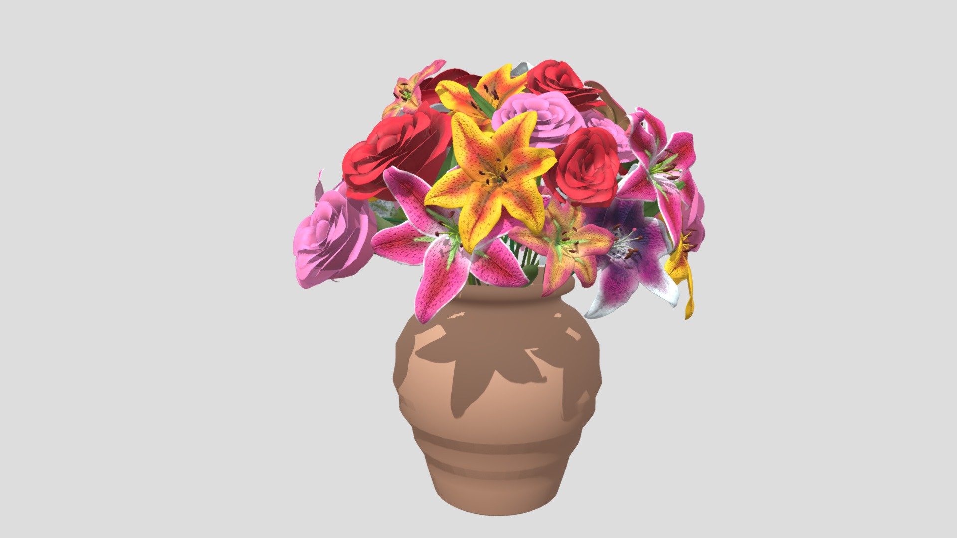 (High Poly) Flowers - 3D model by PatMacc [bc6a0fb] - Sketchfab
