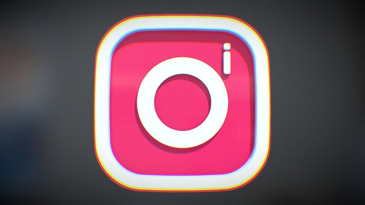Instander-icon-3d 3D models - Sketchfab