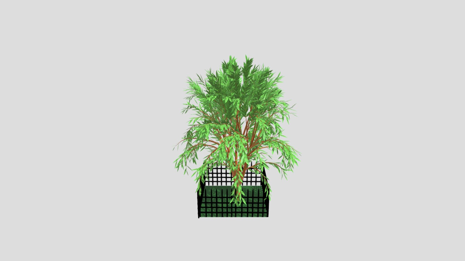 Tree and fance - Download Free 3D model by rabbitrabbit389 [bc6ba99 ...