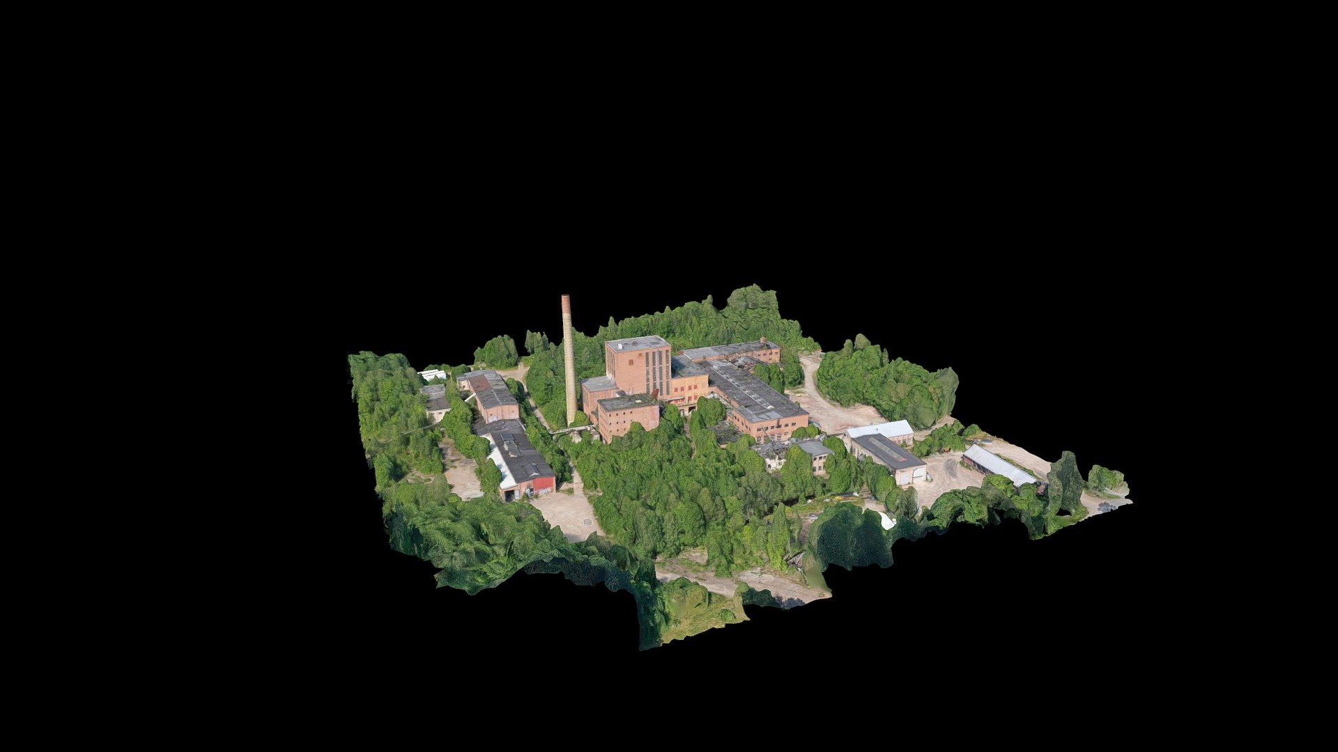 Old Paper Mill - 3D model by digitalfoto [bc6cf8f] - Sketchfab