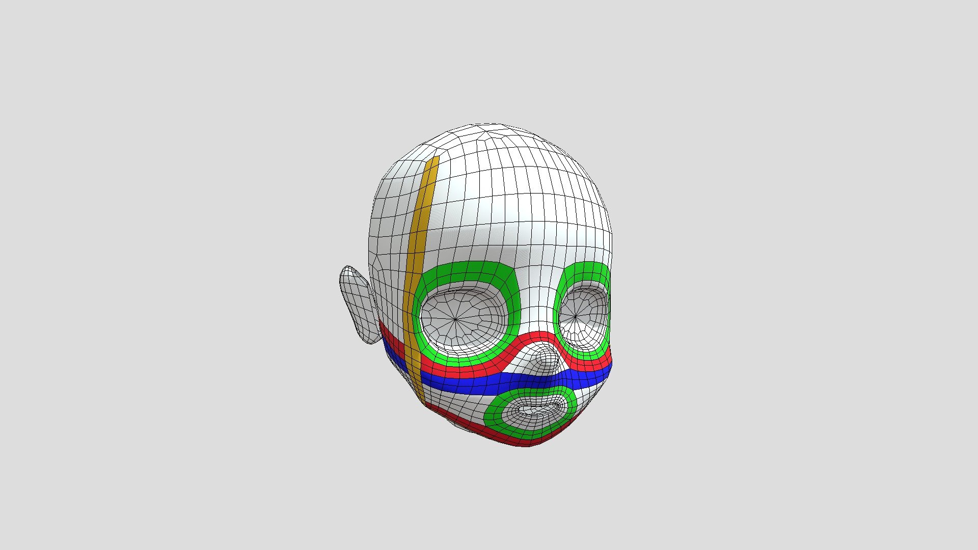 Topology Demo Head - Download Free 3D model by fangzhangmnm [bc6db2d ...