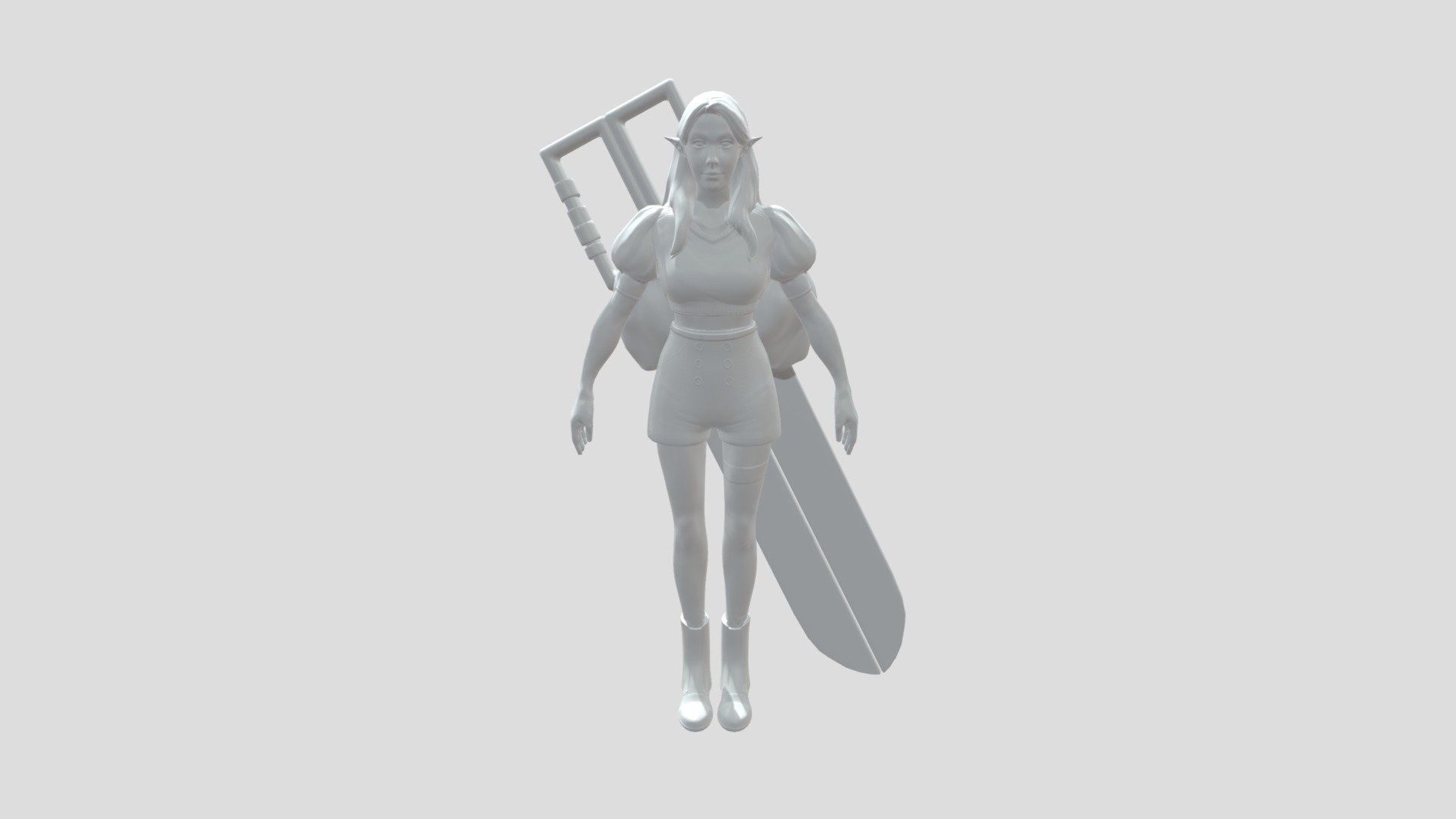 Character Sculpt Tainia - 3D model by Cyobirdy [bc6fa0e] - Sketchfab