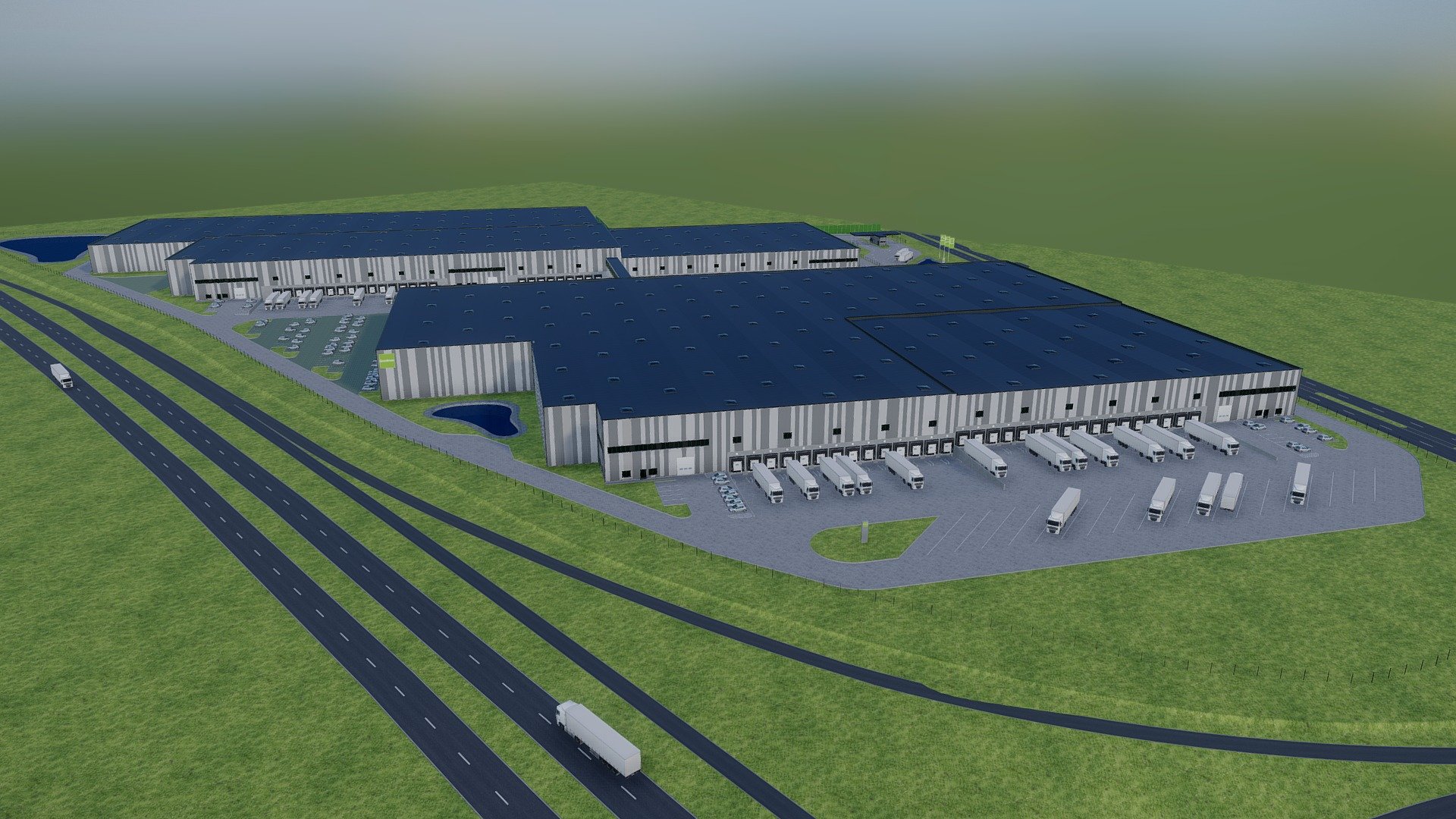 Goodman Zdiby Logistics Centre - 3D model by monikakrysiak [bc709d5 ...