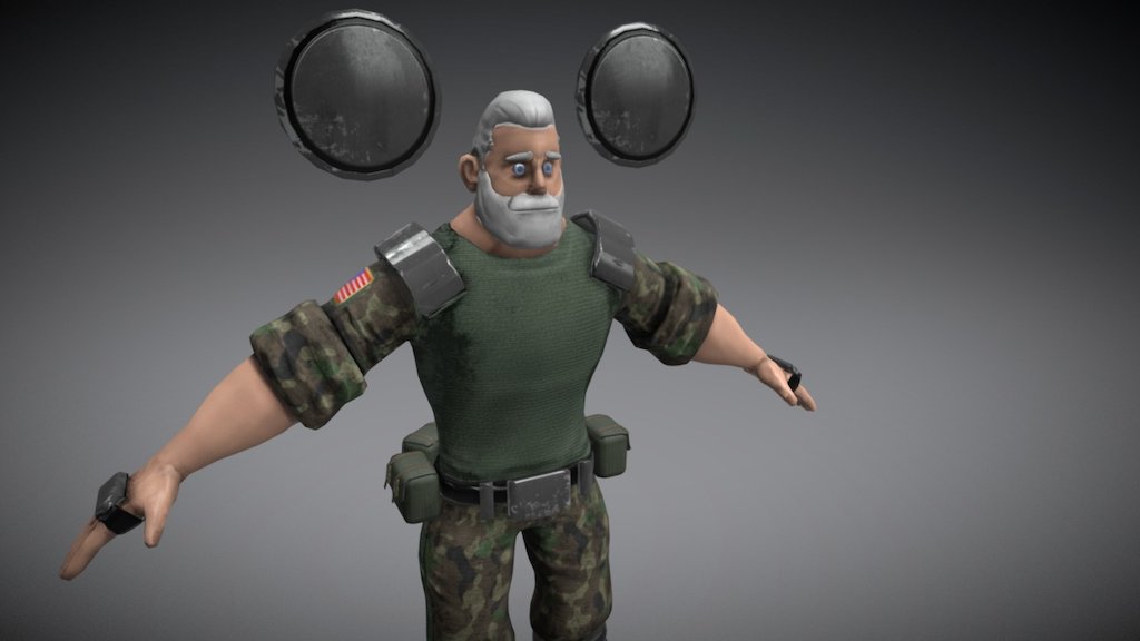 The Fighter T Pose - 3D model by TomRadford155 [bc72aa3] - Sketchfab