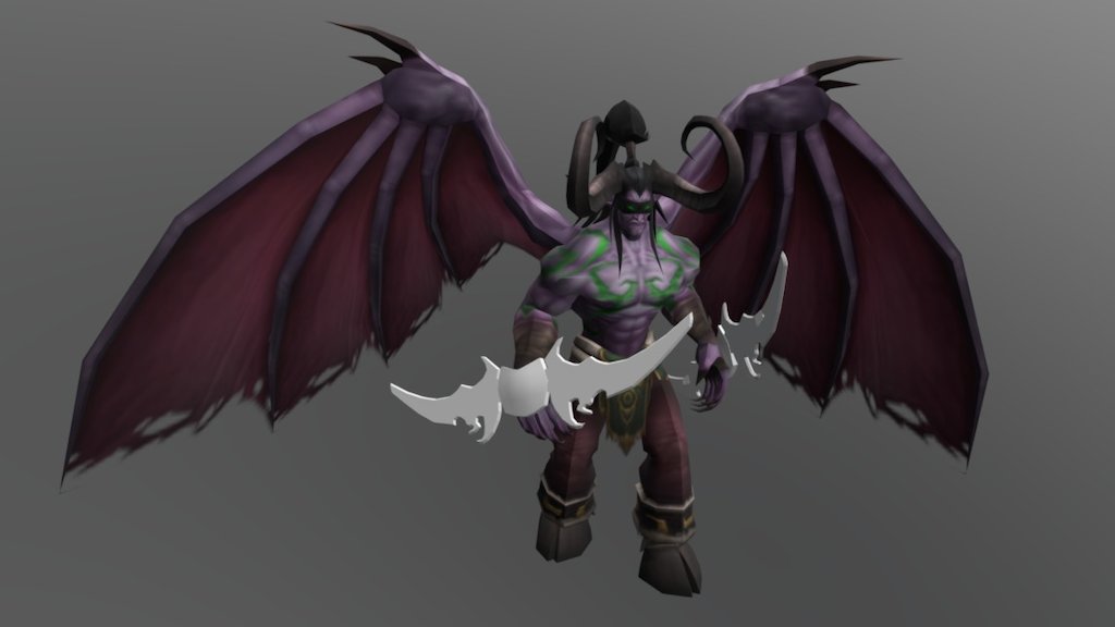 illidan wait animation - 3D model by en5185 [bc72dff] - Sketchfab