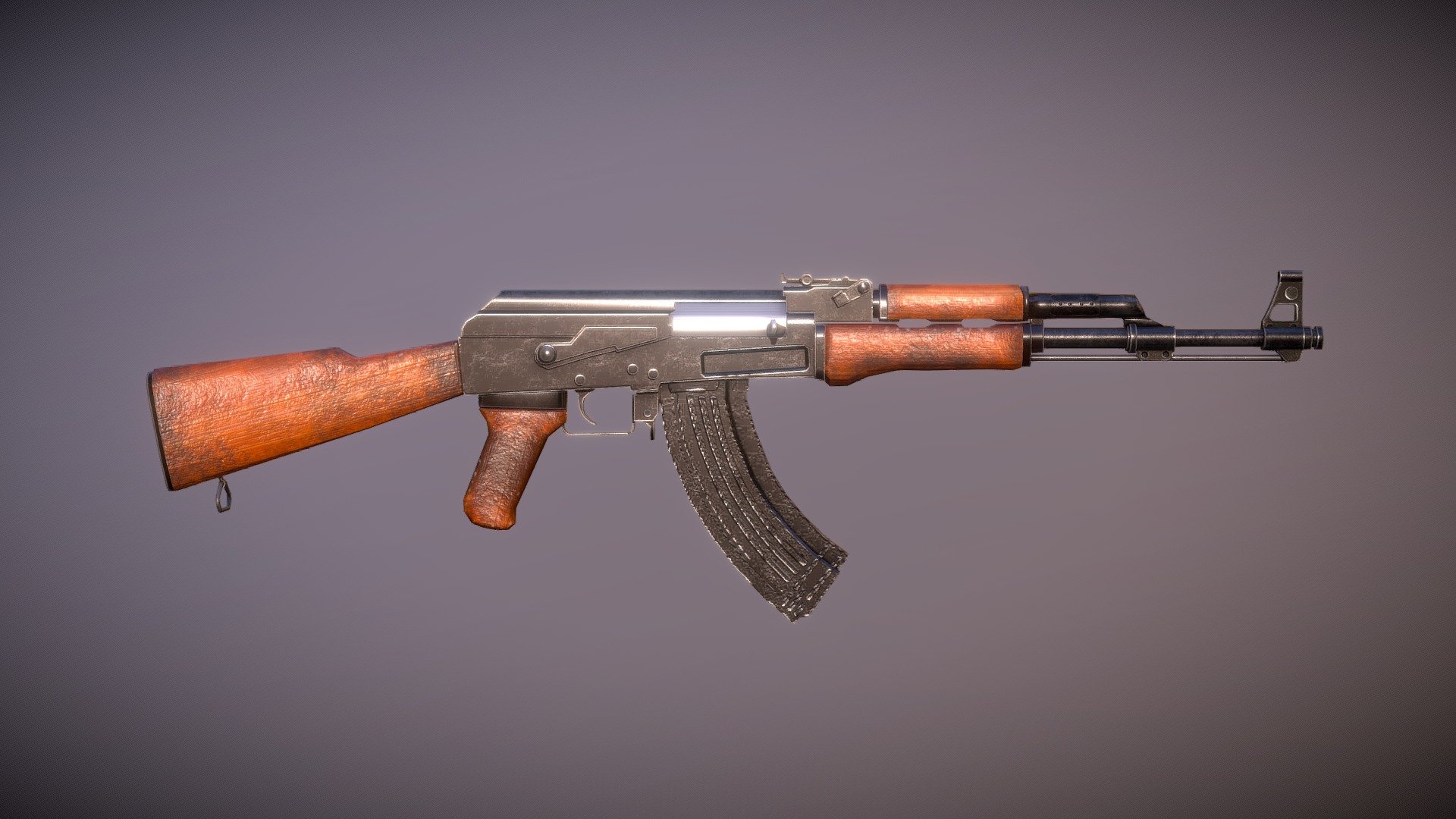 AK-47 | 'Kalashnikov's automatic rifle - 3D model by sheepcat [bc73089 ...