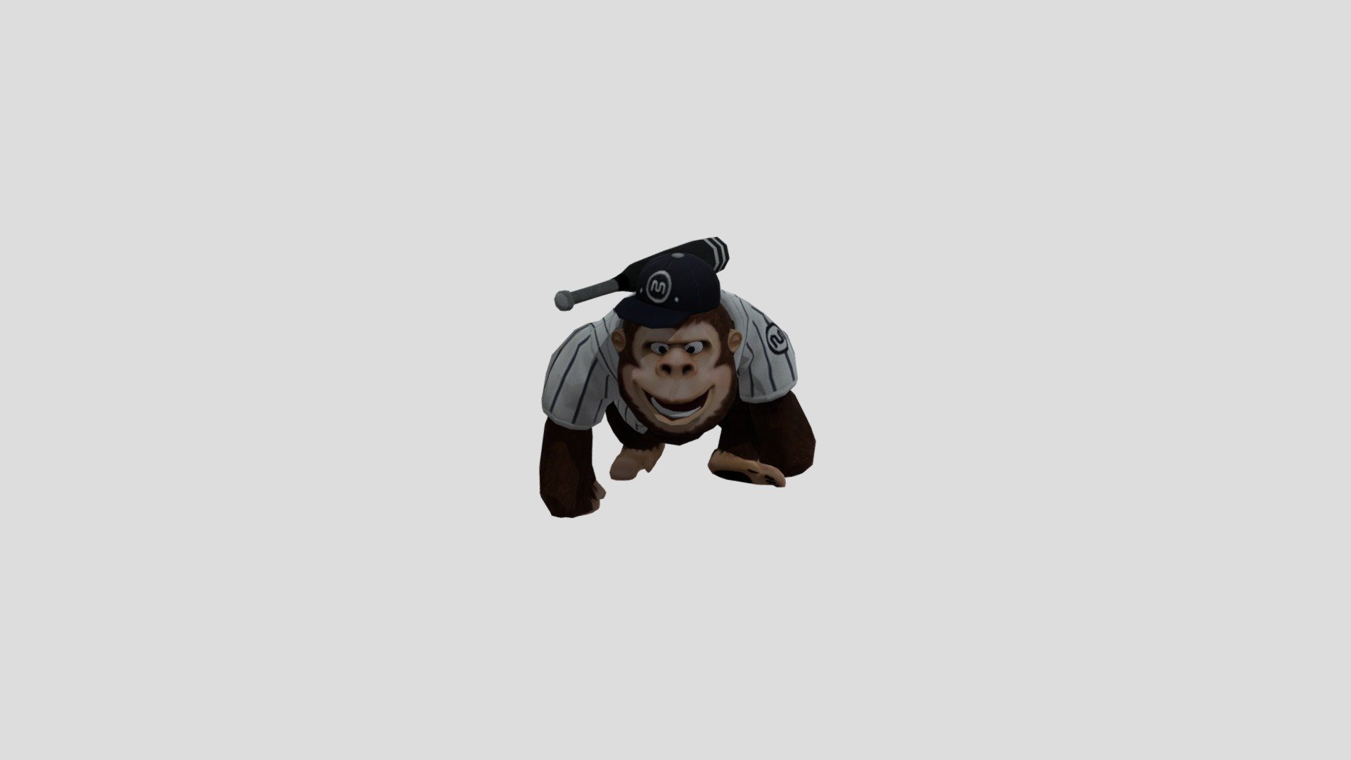 Gorilla Cartoon run - Download Free 3D model by LostBoyz2078 ...