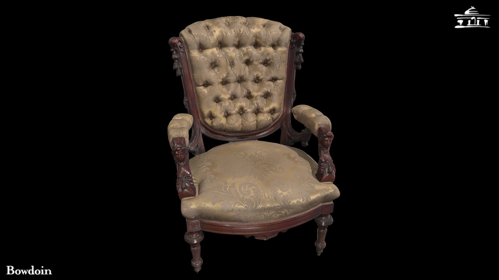Arm Chair - 3D model by Bowdoin College Museum of Art (@bowdoin-college ...