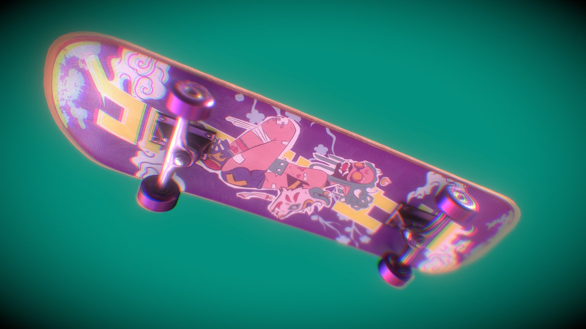 Skate - 3D model by StebanBatanero [bc7415c] - Sketchfab