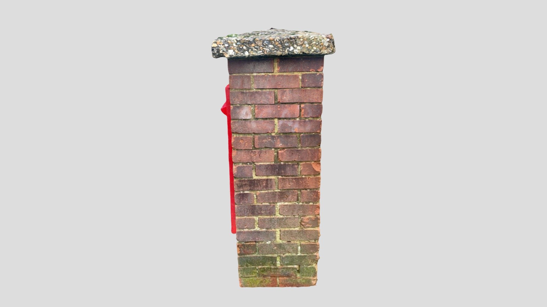 Brick post box - Download Free 3D model by Drag02 [bc75b35] - Sketchfab