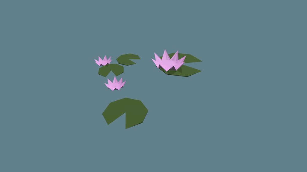 Lily Pads - 3D model by Victoria (@vikirose) [bc77880] - Sketchfab