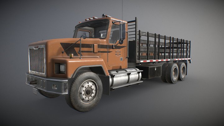 Flatbed 3D models - Sketchfab