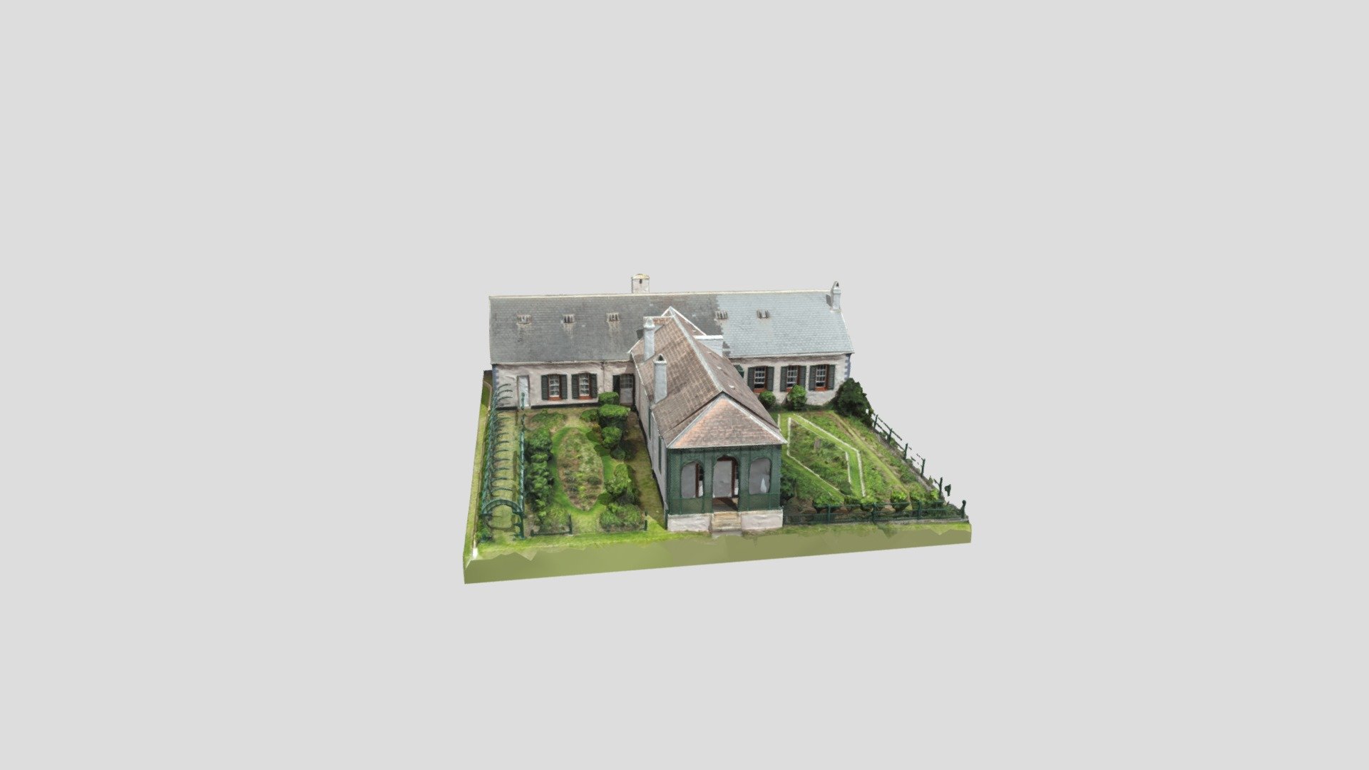 Longwood House, St Helena Island - 3D model by TAMU Center for Heritage ...