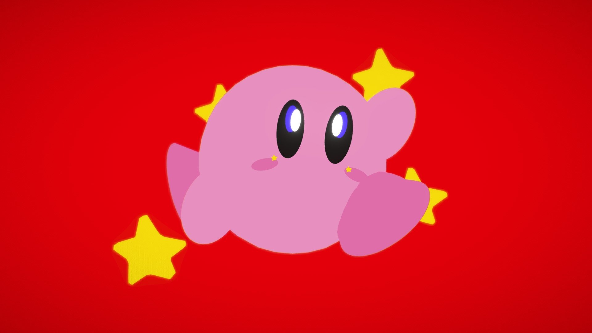 Arcade Kirby - 3D model by Rosanna Faulkner (@RosannaFaulkner) [bc7b265 ...