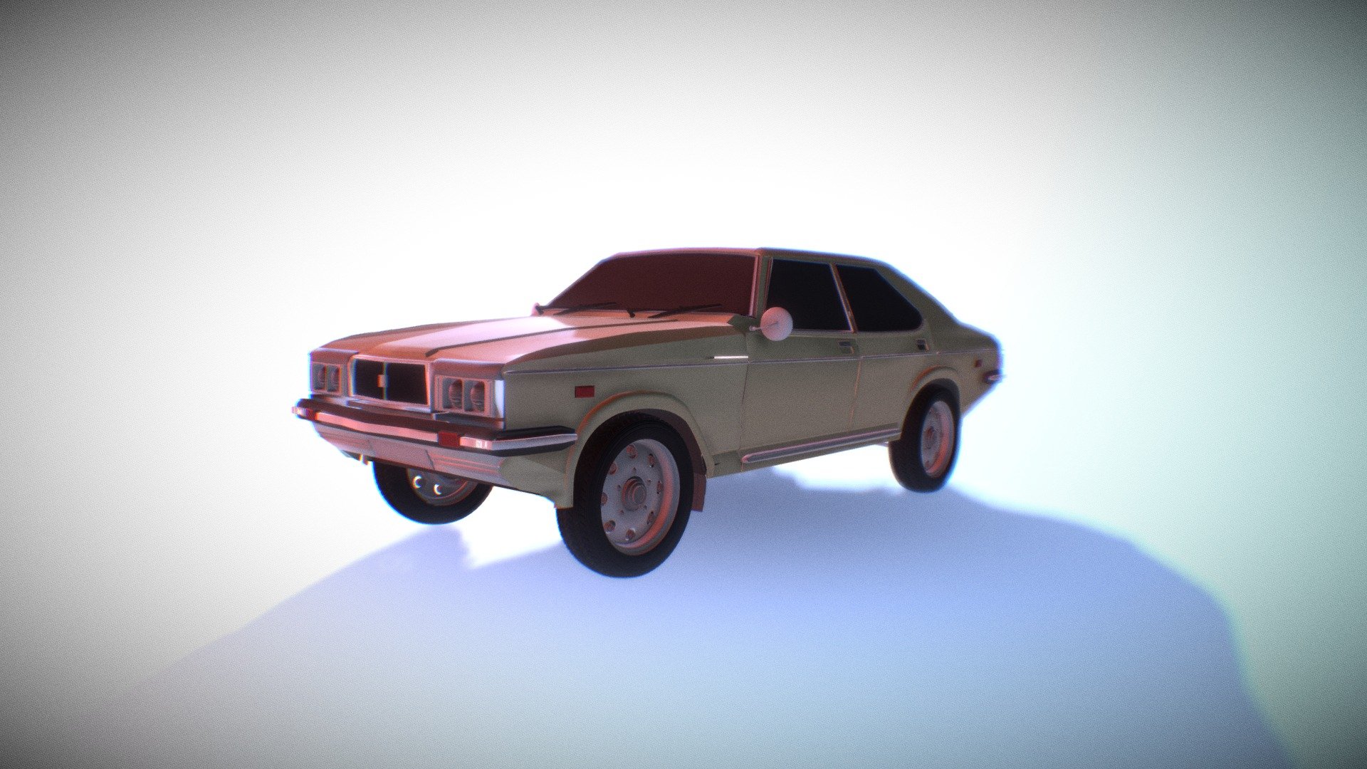 Hindustan Motors Contessa 3D Model car - 3D model by SD Animation ...