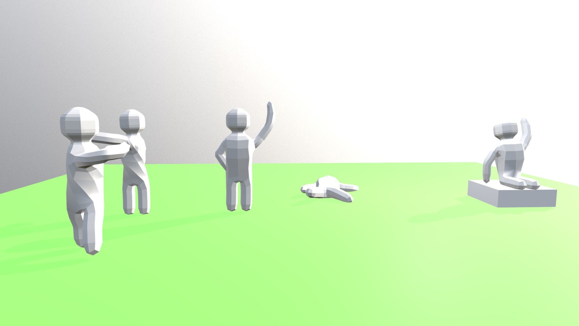 Stick Figures Moods - 3D model by Semrah [bc7f558] - Sketchfab