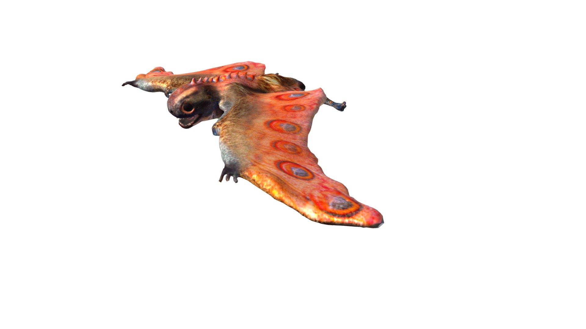 Anurognathus pterosaur - Download Free 3D model by Robert_the_whale ...