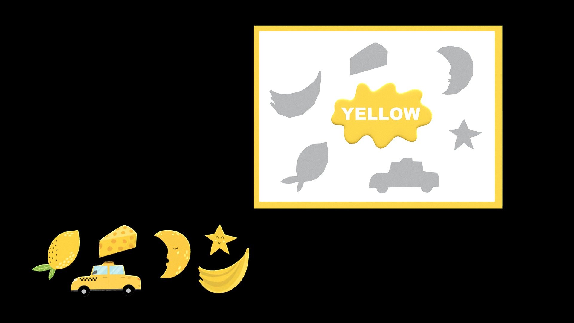 Yellow Color Learning Set - Buy Royalty Free 3D model by arloopa ...