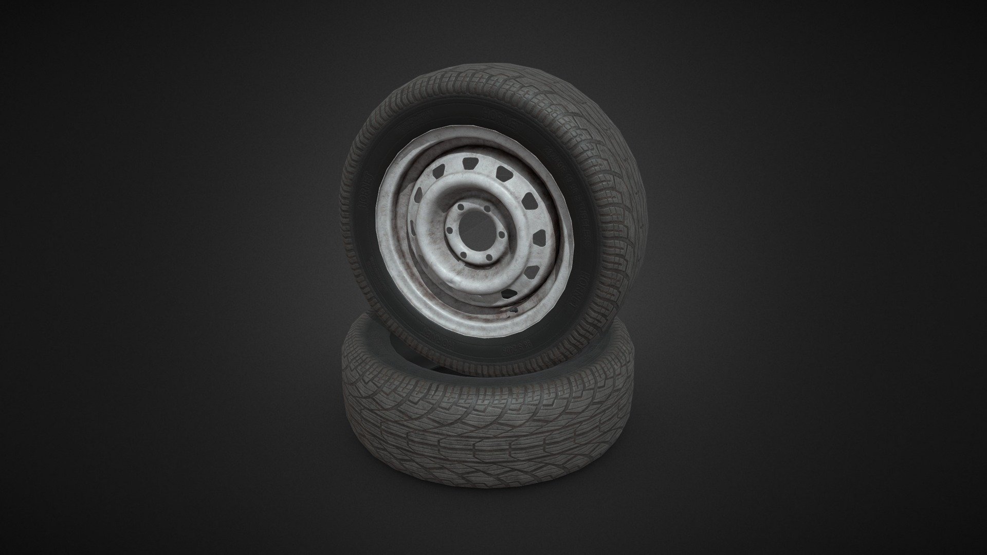 Wheel low-poly - 3D model by HaVe [bc83477] - Sketchfab