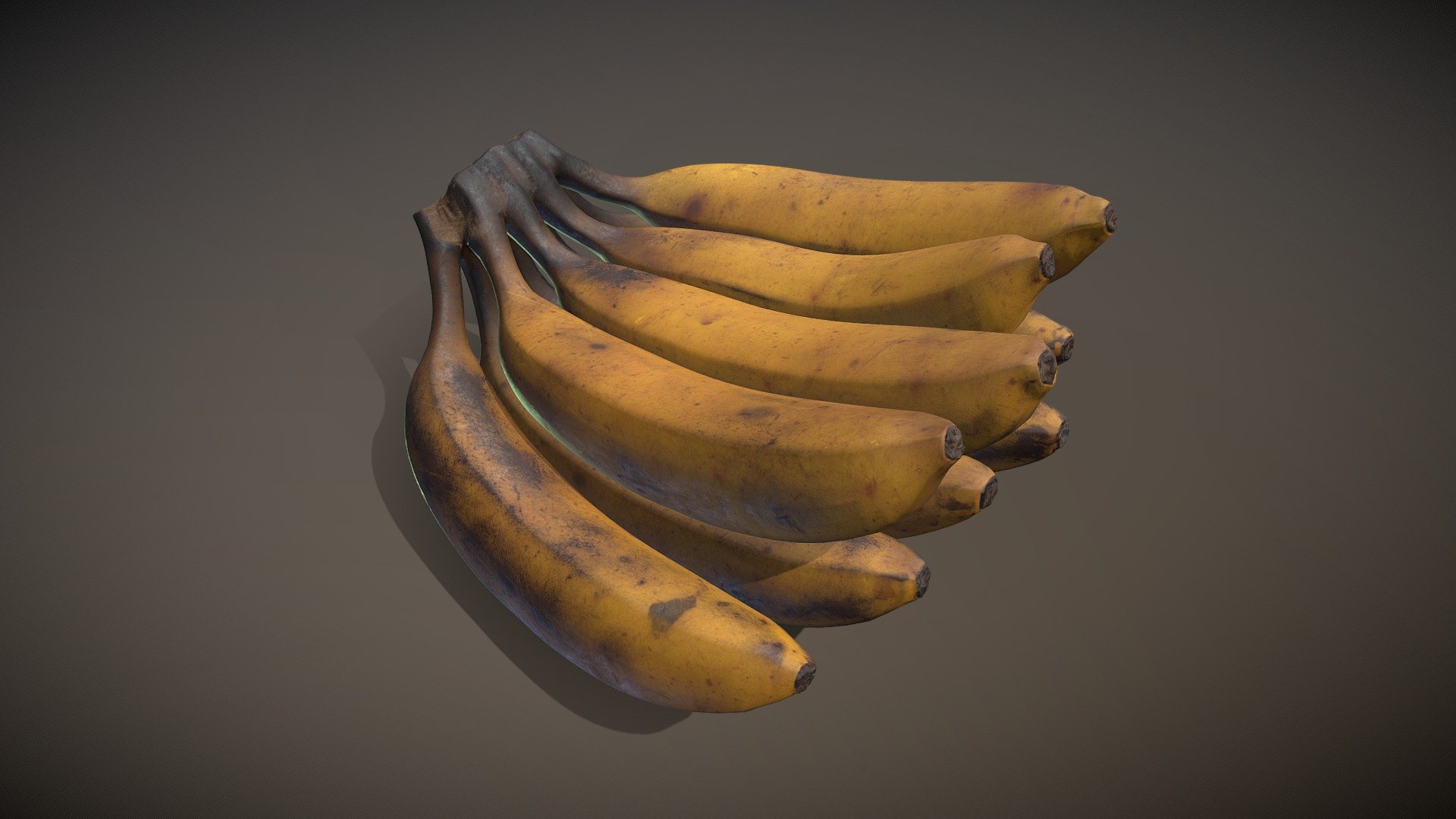 Banana-Pack_Ripe_Bunch-of-Nine - 3D model by VertexVeda3D [bc83f0e ...