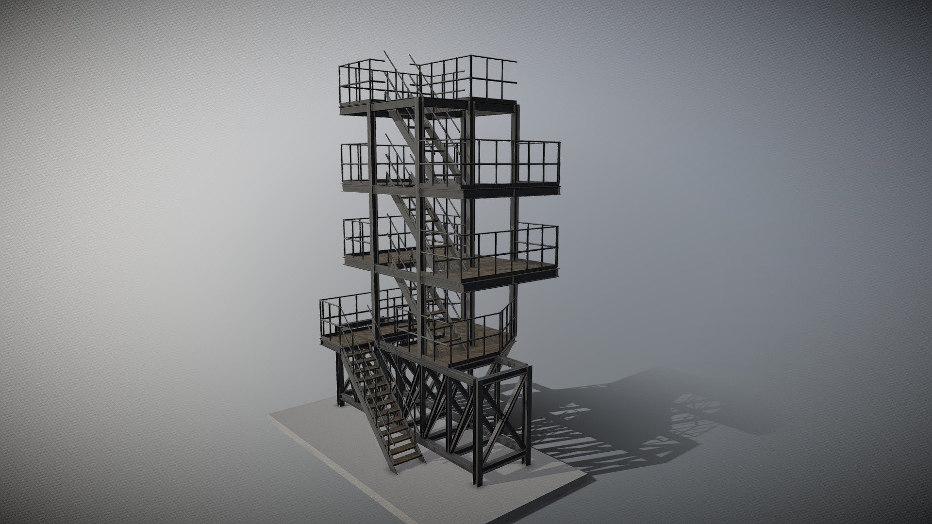 Industrial building 22ib06 - Buy Royalty Free 3D model by Jinda ...